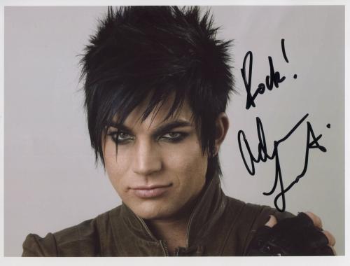 Autographed Music Photos - Adam Lambert - Limited Editon Print 4