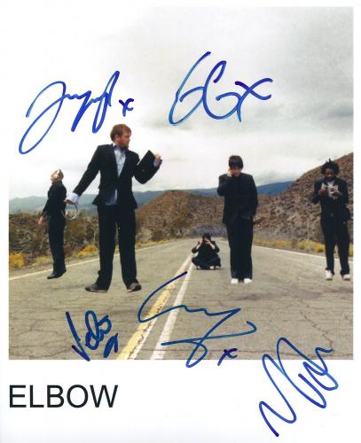 Autographed Music Photos - Elbow - Limited Edition Print 1