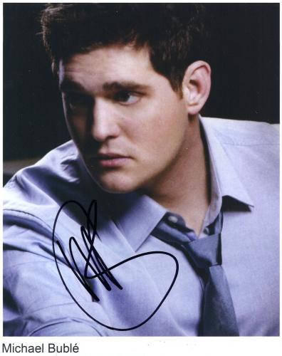 Autographed Music Photos - Michael Buble - Limited Edition Print 2