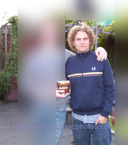 Autographed Music Photos - Toploader - Joe Washbourn